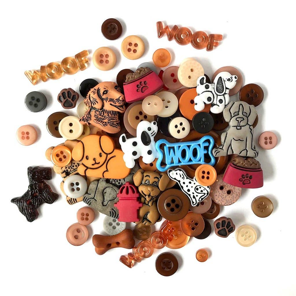 Dog Buttons (Value Pack) – Weave & Wander Yarn Shop