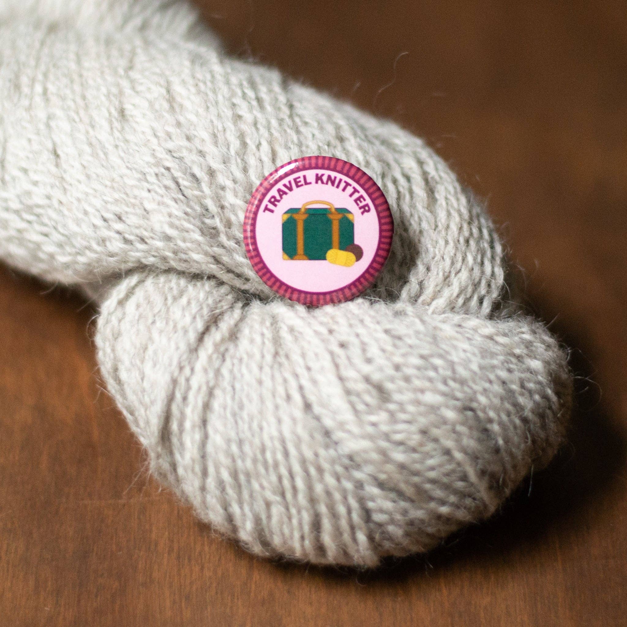 Travel Knitter Merit Badge – Weave & Wander Yarn Shop