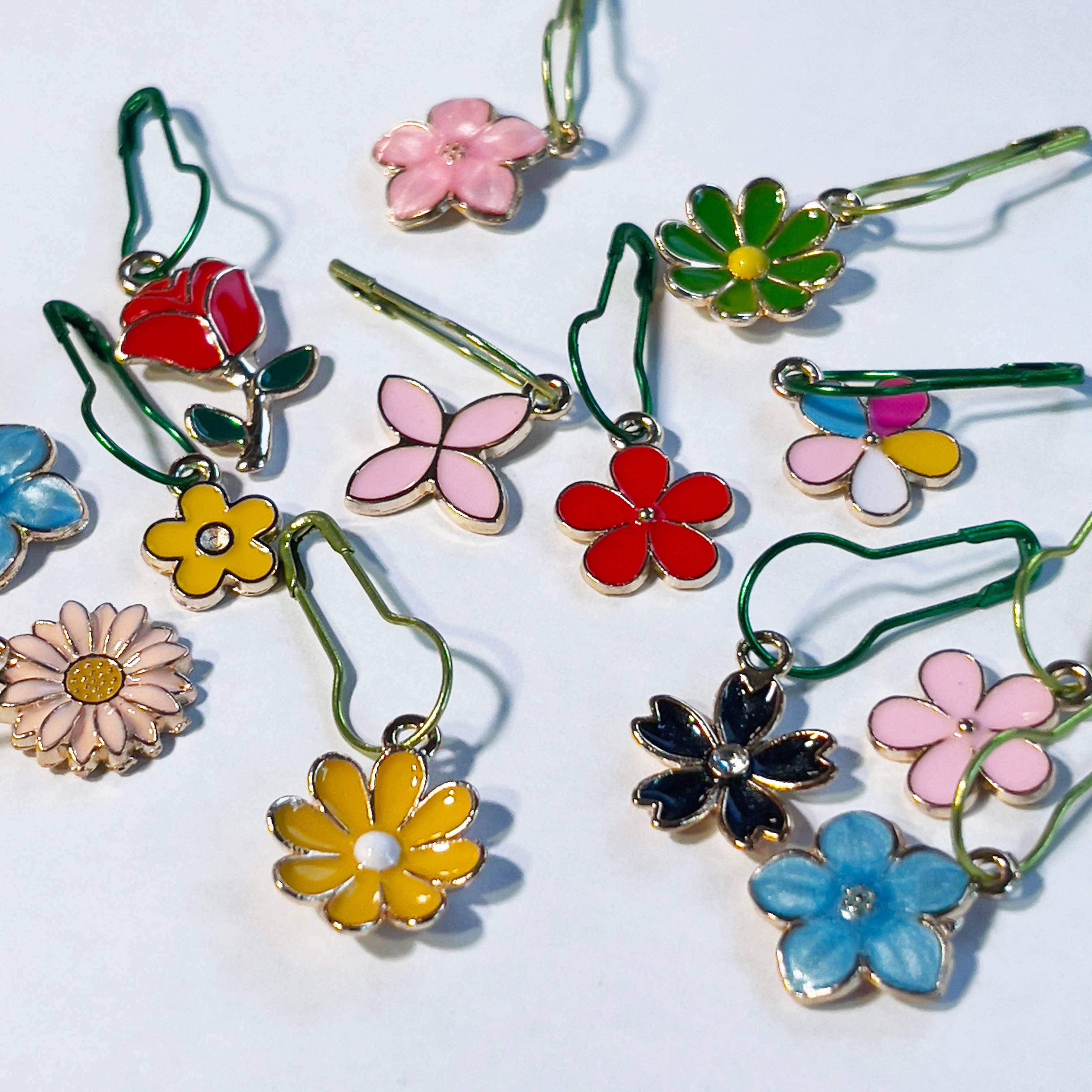 Flower Garden Stitch Marker Set – Weave & Wander Yarn Shop